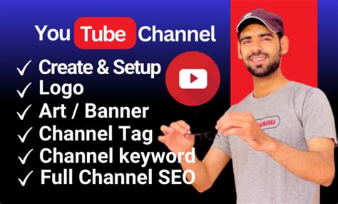 Create Set Up And Optimize Your Youtube Channel With Logo And Banner By Munawar Fiverr