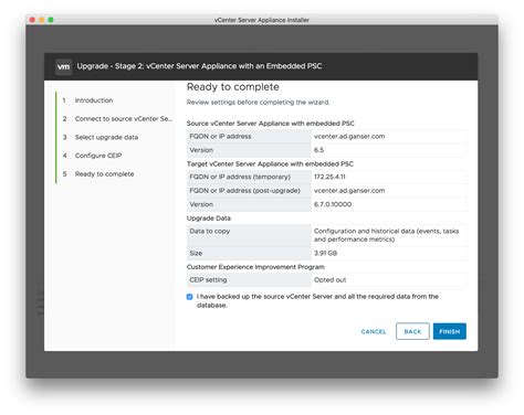 Upgrade Vcsa 65 To 67 Gansercom