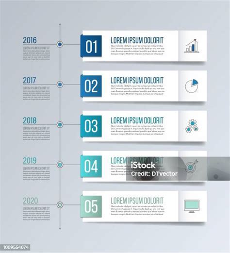 다이어그램 그래프 타임 라인 인포 그래픽 웹 디자인 5 옵션 크리에이 티브 비즈니스 개념입니다 0명에 대한 스톡 벡터 아트 및 기타 이미지 Istock