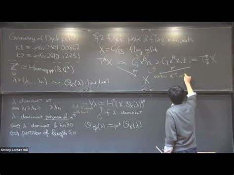 Free Video Geometry Of Dyck Paths And Their Symmetric Function Theory From Institute For