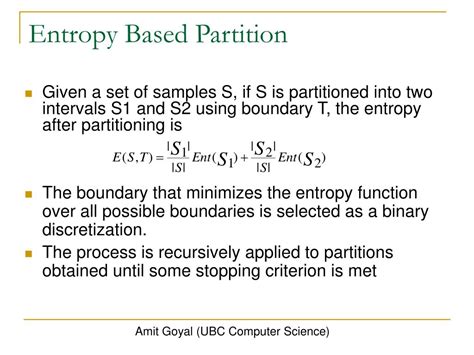 Ppt A Dynamic Programming Algorithm For Hierarchical Discretization Of Continuous Attributes