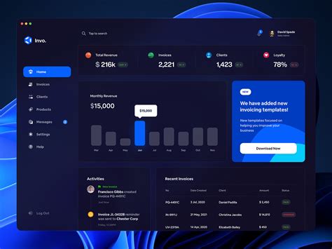 Dark Mode Invo — Invoicing Web Application In 2025 Web Application