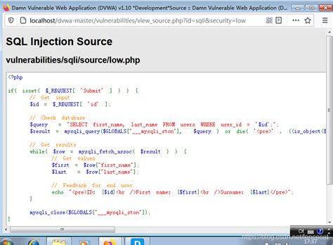 Sql注入实验报告 Csdn博客