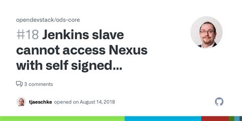 jenkins slave cannot access nexus with self signed certificate · issue 18 · opendevstack ods