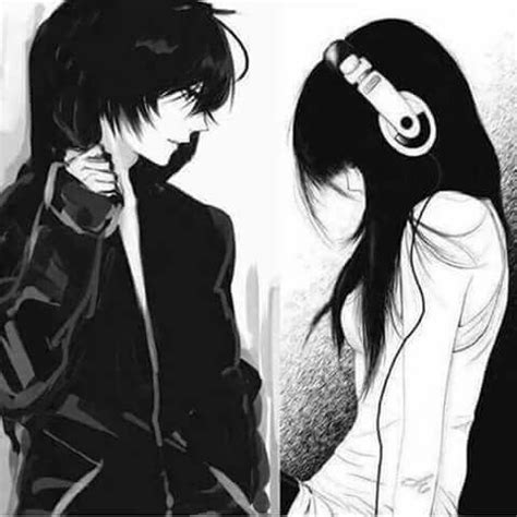 Cute Emo Love Anime