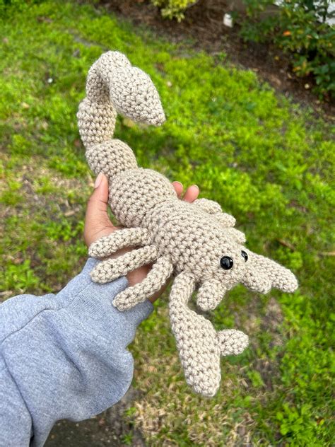 Crochet Scorpion Plush Made To Order Handmade Original Amigurumi Etsy