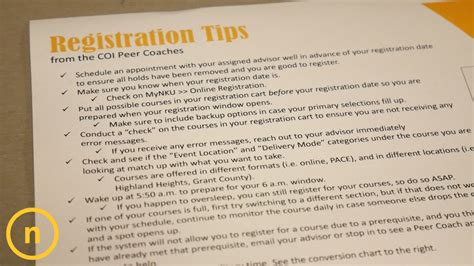 The Northerner Video Tips For Spring Class Registration The Northerner Video Tips For Spring Class Registration