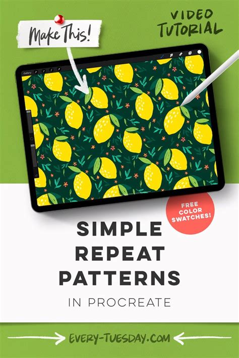 Simple Repeat Pattern In Procreate Every Tuesday Repeating Patterns