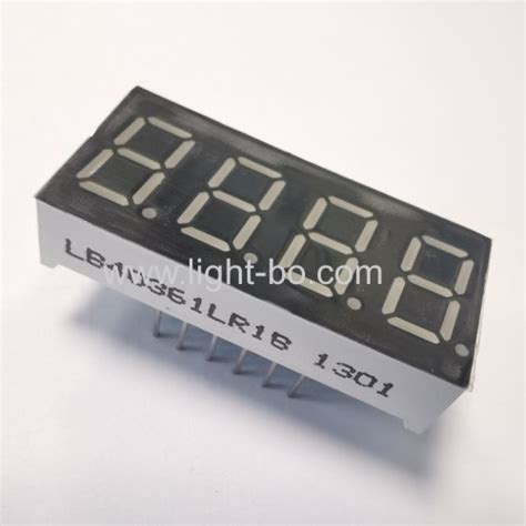 Super Bright Red 9 2mm 4 Digit 7 Segment Led Display Common Cathode For Temperature Controller