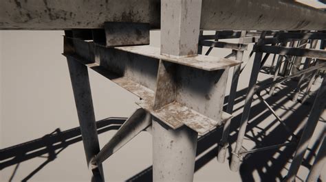 Modular Industrial Pipeline 3d Model By Yuribarinov