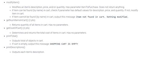 Solved 724 Lab Program Online Shopping Cart Part 2