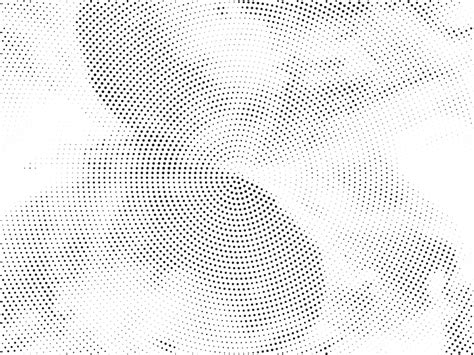 Free Vector Abstract Circular Halftone Design Background