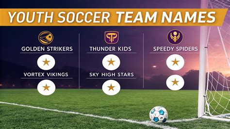 Youth Soccer Team Names Creative And Fun Ideas For Every Squad