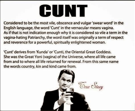 Echo Origins Of The Word Cunt