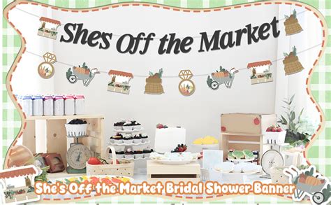Shes Off The Market Bridal Shower Banner Farmers Market