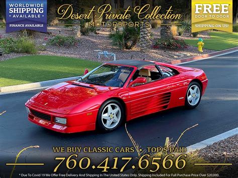 1990 Ferrari 348ts For Sale In Palm Desert Ca