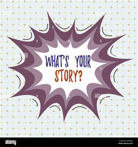 Writing Note Showing What S Your Story Question Business Concept For Asking Demonstrating About