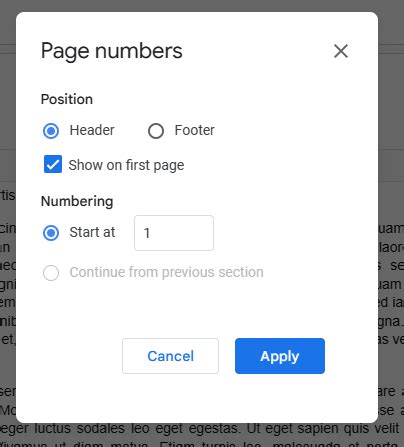 How To Add Page Numbers In Google Docs Sheets For Marketers