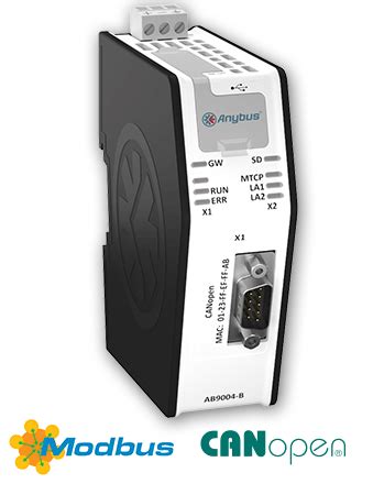ER Soft Anybus X Gateway Modbus TCP Client CANopen Slave