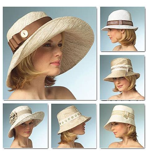 Выкройка шляпа своими руками фото Sewing Hats, Sewing Clothes ...