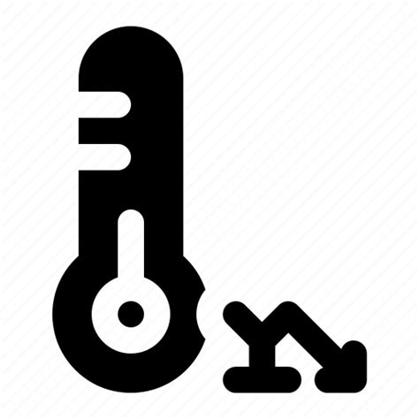 S Temperature Down Low Cold Decline Icon Download On Iconfinder