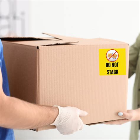 100 Labels Do Not Stack Warning Shipping Package Adhesive Labels Stickers 3x3 Etsy