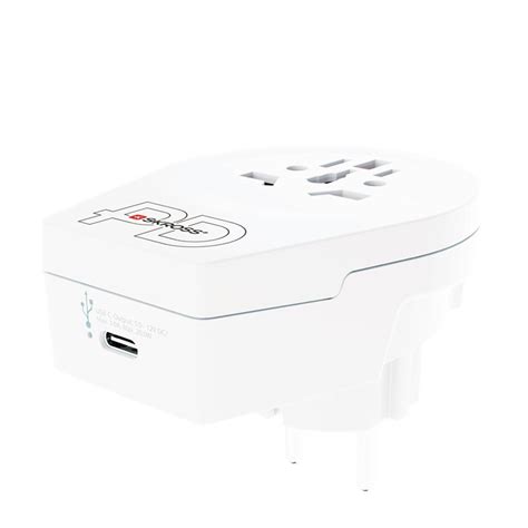 World Adapter World To Europe Usb C Pd Electronic Accessories Wholesaler With Top Brands