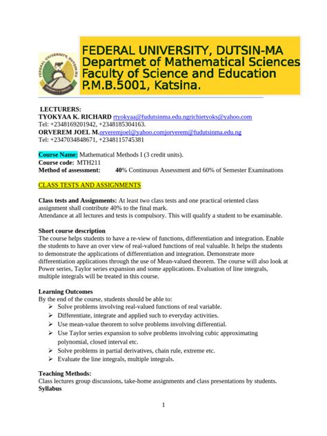 Mth211 Pdf Function Mathematics Integral