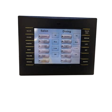 Set Of 3 Crestron Tps 6l W Bezel 57 Wall Mount Touchscreen Panel