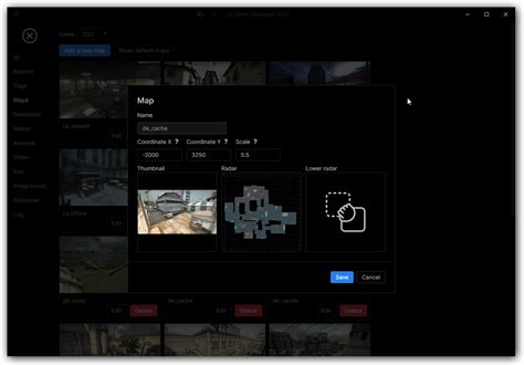 Maps CS Demo Manager