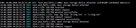 how to get data off an embedded system fatfs with usb msd host and