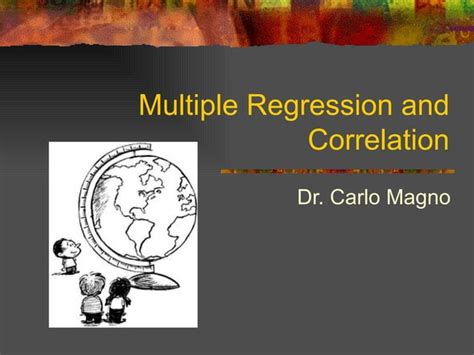 Multiple Regression Presentation PPT Science