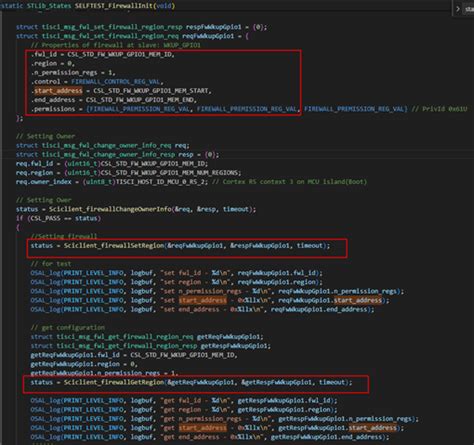 Tda4vh Q1 How To Read Back Configuration Information Of Firewall
