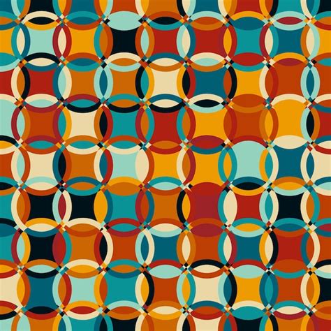 Premium Vector Square Geometric Shapes Pattern Design 4