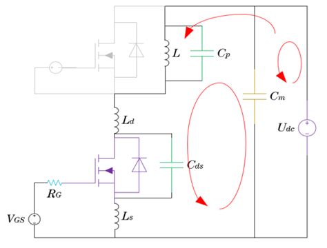 Simplified Circuit Of Parallel Sic Mosfet Opening Process Download