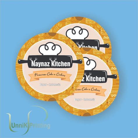Jual Stiker Label Kemasan Custom Produk Makanan Roti Kue Pakaian Souvenir Shopee Indonesia