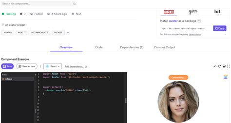 Github Bitdev Community Legacyavatar Widget An Avatar Widget Shared Using Bit