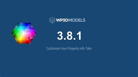 Wp3d Models Customize Your Property Details Wp3d Models Wordpress