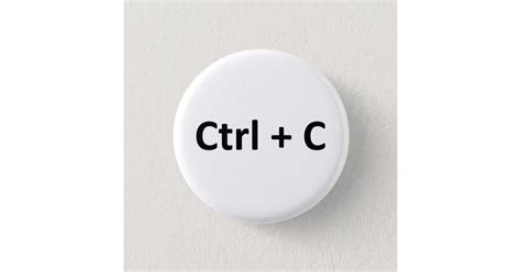 Ctrl C Ctrl V Copy Paste Twins Pinback Button Zazzle