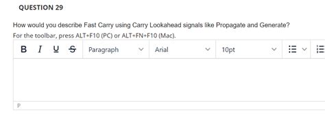 Solved Question 29 How Would You Describe Fast Carry Using