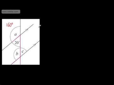 GCSE Maths Angles In Parallel Lines Foundation Higher Geometry