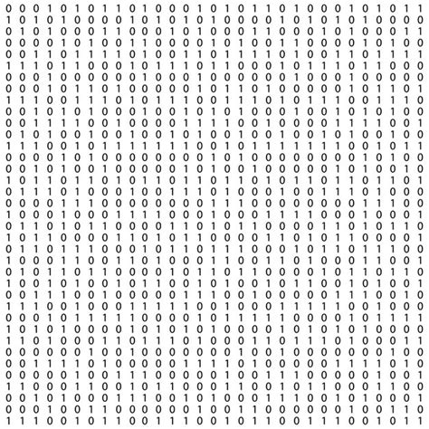 Premium Vector Stream Of Binary Code Binary Code Computer Matrix