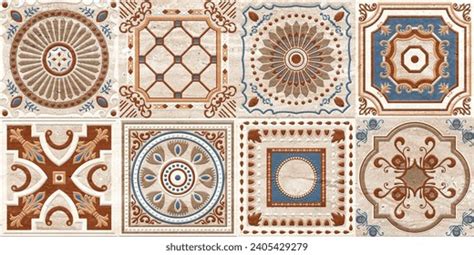 Mosaic Pattern Background Wall Tiles Colorful Stock Illustration 2253347523 Shutterstock