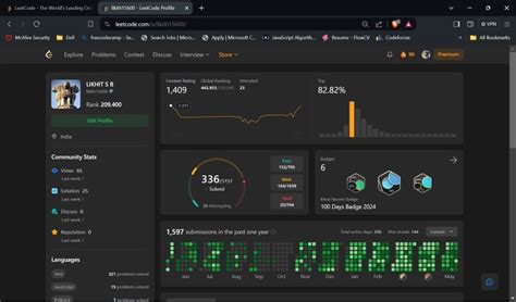 Likhit S B On Linkedin Leetcoding Leetcode Dsa Algorithms