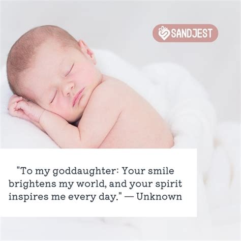 To My Goddaughter Quotes From Heart • Sandjest Ts