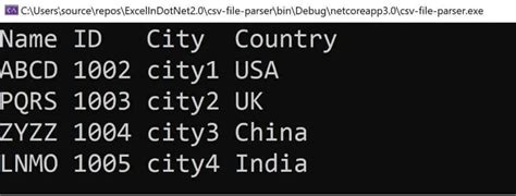 C Read Csv File In Net Core Textfieldparser Thecodebuzz