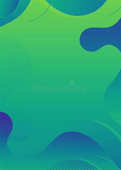 Modern Abstract Colorful Geometric Background Shapes With Trendy Gradients Composition Stock