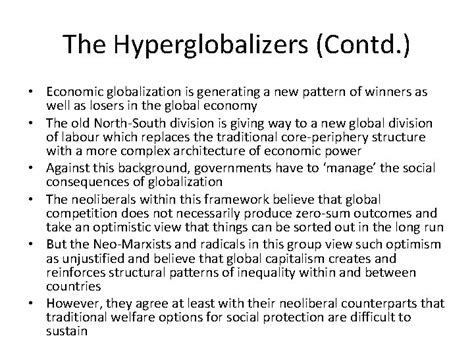 Globalization Debate The Central Questions Animating The Entire