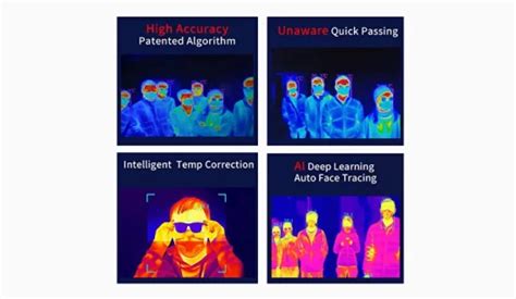Thermal Camera Temperature Detection Camera Face Recognition Temperature Detection System Facial