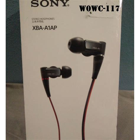 Sony XBA-A1AP Hybrid Balanced Armature In-Earphone, Audio, Headphones ...